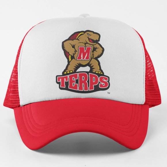 Accessories | New Maryland Terrapins Terps Mascot Foam Trucker Mesh ...